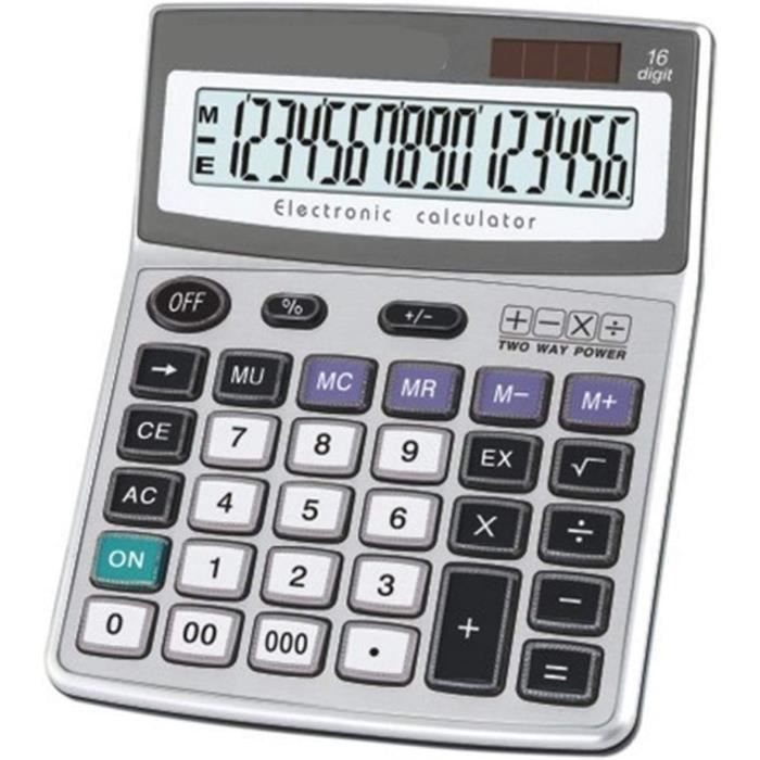 Calculatrice Standard Calculateur De Bureau Calculatrices À 16 Chiffres ...