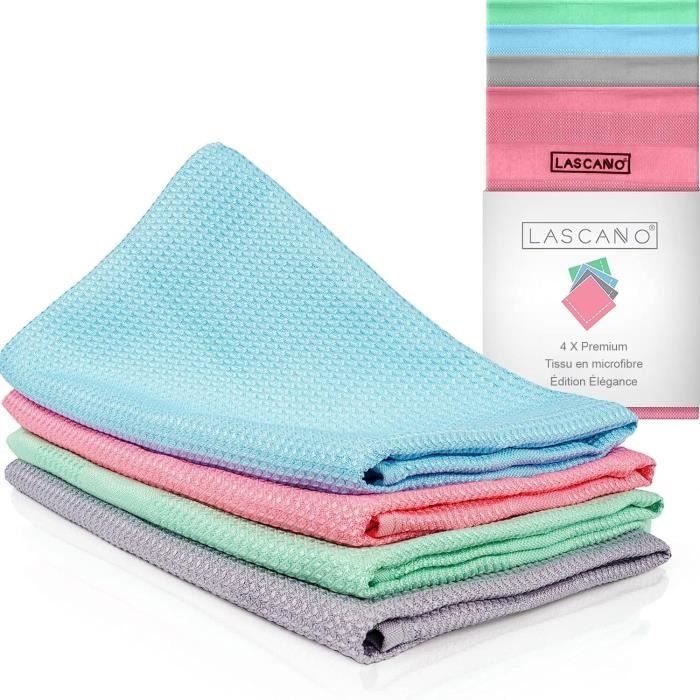 Torchons Microfibre Set De 4 | Torchons De Vaisselle 60 X 40 Cm | Pour ...