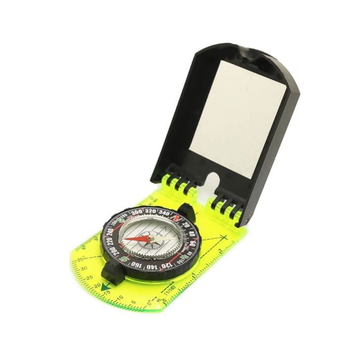 Miroir de la règle de carte à échelle du boussole Compass avec flip ...
