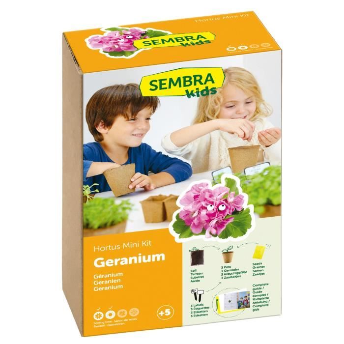 Sembra Kids - Geranium Mini Kit - Cdiscount Jardin