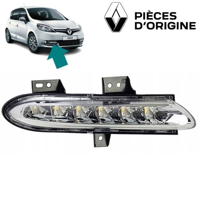 Feu de circulation LED, phare diurne de jour droite pour Renault Scenic ...