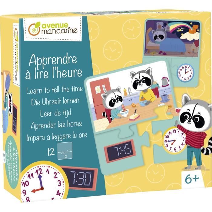 Boite De 12 Puzzles De 3 Pièces - Jeu Pour Enfants Pour Apprendre À ...
