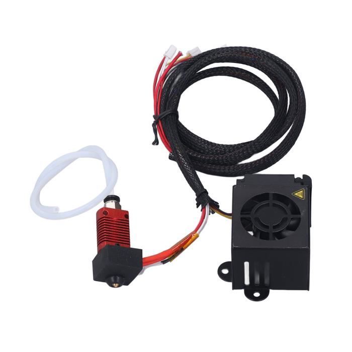 Cikonielf Kit d'imprimante 3D Hotend Kit Hotend pour Imprimante 3D, Connexion à Filetage Mâle ...