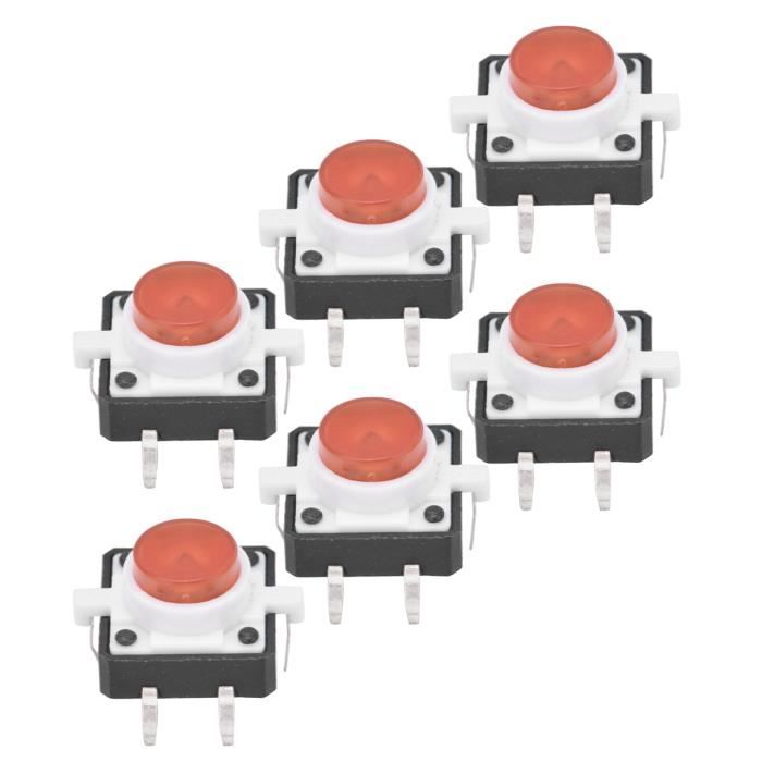 SAL Interrupteur à bouton-poussoir tactile Commutateur à Bouton-poussoir Tactile, Bon Contact ...