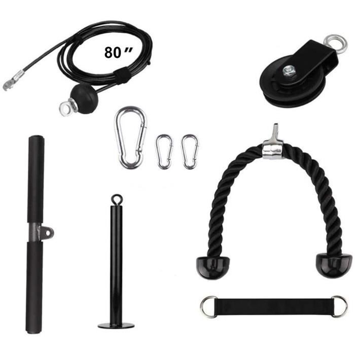 Fixation de câble Tricep Rope Cable Attachment Machine de musculation ...
