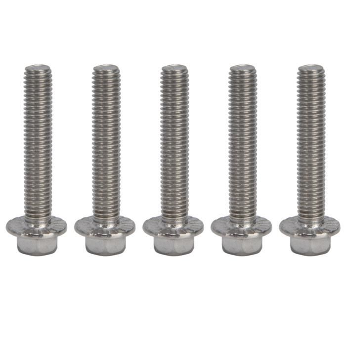 EJ.life boulons à vis avec joint 20 pièces M10x1.5 boulons à vis A2‑70 boulon à tête hexagonale ...