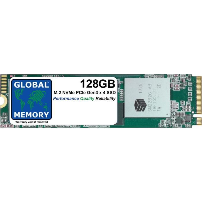 128Go 2280 PCIe Gen3 x4 NVMe SOLID STATE DRIVE SSD POUR ORDINATEURS ...