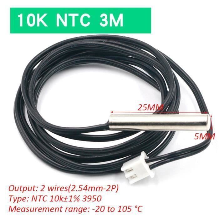 FINE-10K NTC Cable 300CM -Thermostatinterrupteur de contrôle de la ...