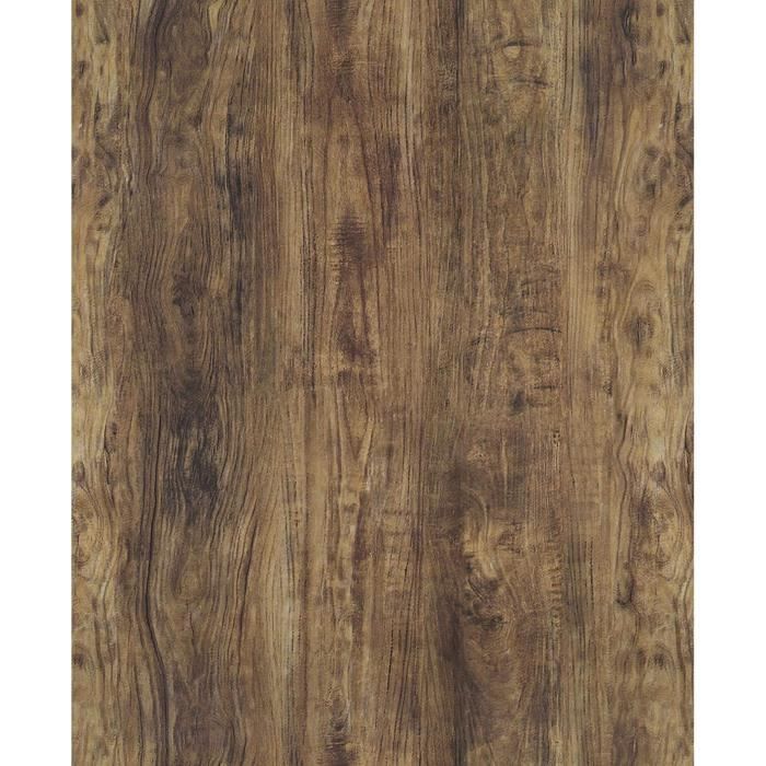 Sticker Meuble Peint Autocollant Chêne Brun Papier Effet Bois Mur ...