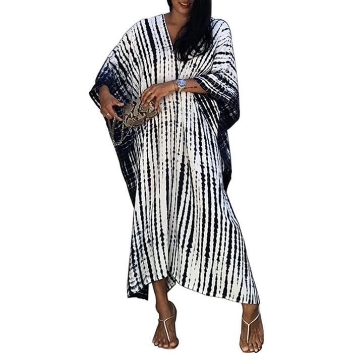 Lazz1on Femme Paréo Longue Cardigan Robe de Plage Eté Taille Grande ...