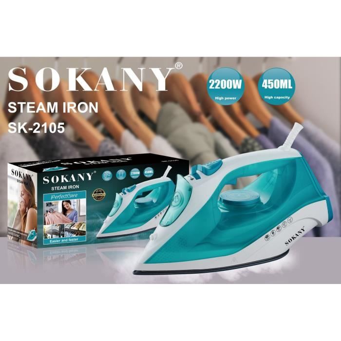 Fer a repasser - xl,Fer à repasser à vapeur portable sans fil Sister ...