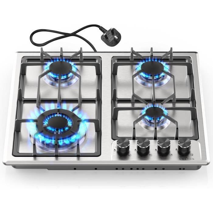 Plaque Gaz 4 Feux, Plaque De Cuisson À Gaz, Plaque À Gaz Avec 4 Foyers ...