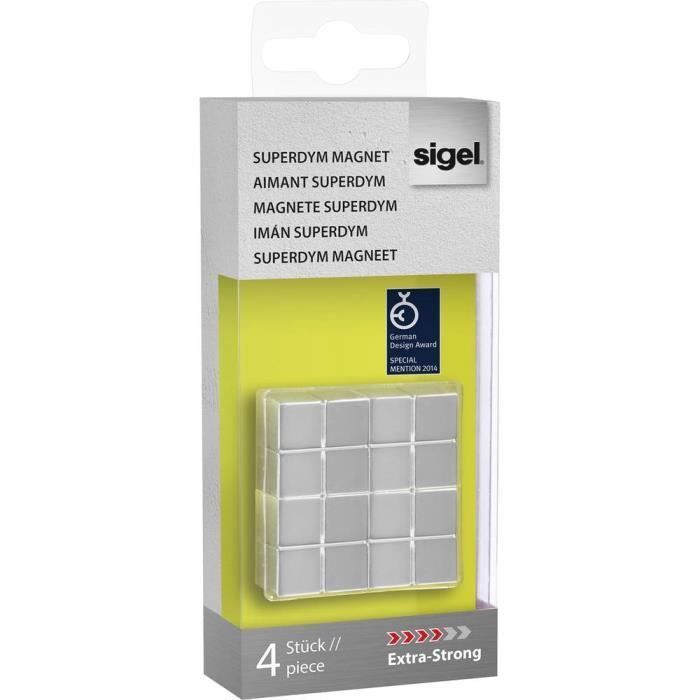Sigel Aimant SuperDym C10 Extra-Strong Cube-Design (l x h x p) 20 x 10 ...