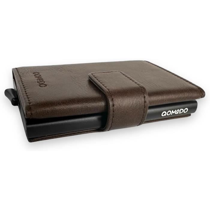 Porte-Cartes De Crédit Blindé Rfid Portefeuille Homme Bifold En Cuir ...