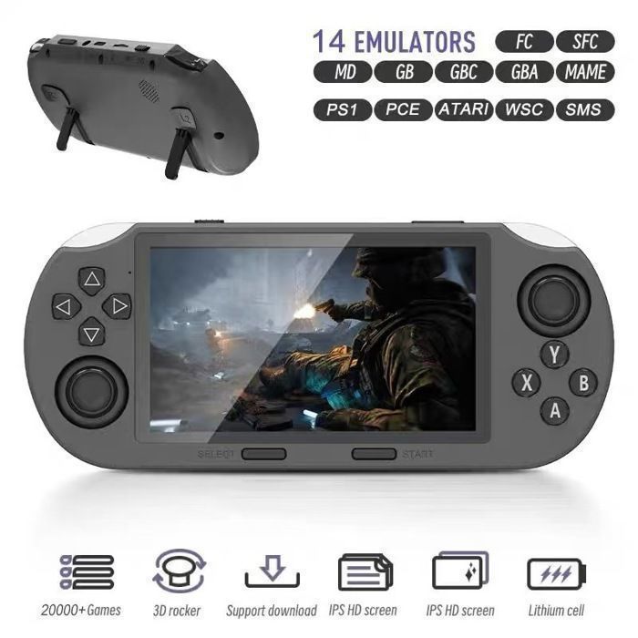 Console de Jeux Rétro NEOZHOU SF3000 Portable – Écran IPS 4,5" HD ...