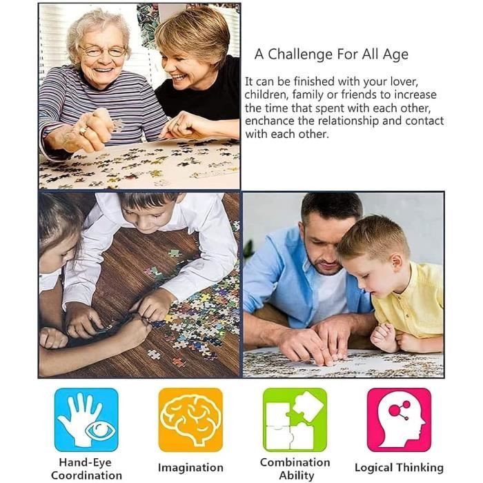 Puzzle 1000 Pièces - Relax Puzzles - Demon Slayer - Puzzles en Carton ...