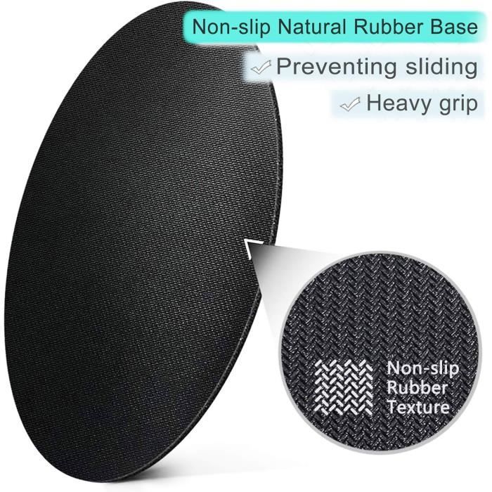 Tapis De Souris Rond, Tapis Souris Pour Ordinateur Pc Bureau Portable ...