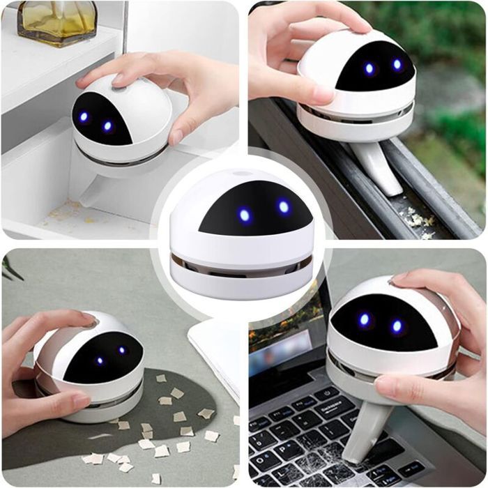 Mini aspirateur USB rechargeable, sans fil, portable, pour bureau ...