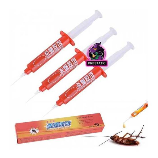 Produit anti cafard puissant : gel anti cafards - 3 seringues ...