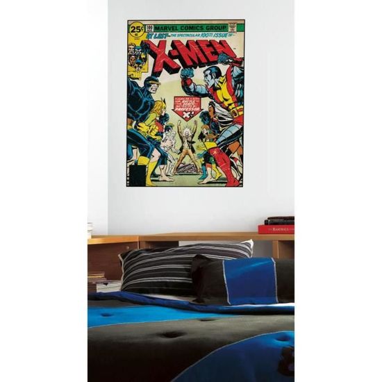 Stickers MARVEL X MEN COMIC BOOK Géant Roommates Repositionnables ...
