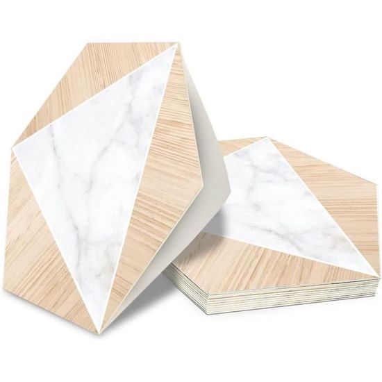 Lot De 10 Carreaux De Sol En Mousse Vinyle Épais Effet Bois Mable Pour ...