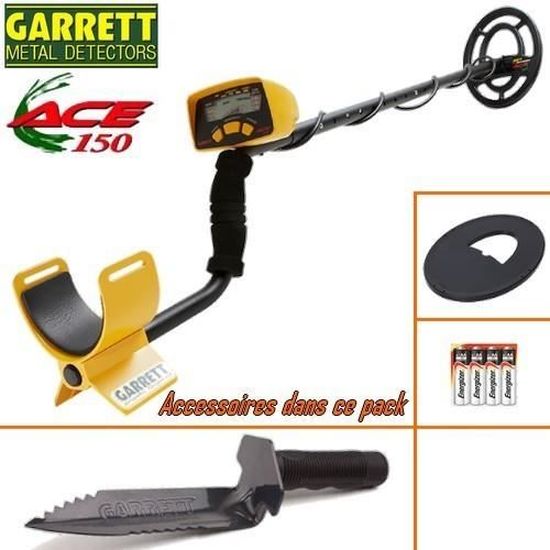 PACK : Détecteur de métaux Garrett ACE 150 + Pelle couteau Edge Digger ...