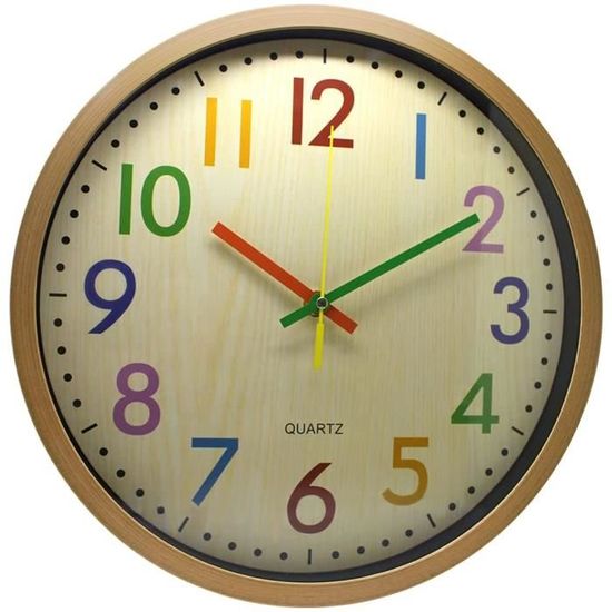 Pendule Murale - Limics24 - 12 Pouces Horloges Murales Silencieuse ...
