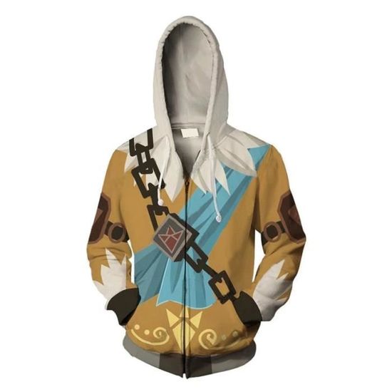 Dessin animé kawaii sweats,La légende de Zelda sweat à capuche souffle ...