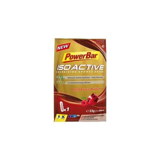 POWERBAR Boisson ISOACTIVE DRINK Red Fruit Punch - Cdiscount Sport