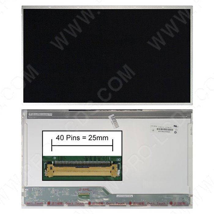 Dalle écran LCD LED type Chimei Innolux N184HGE-L21 REV.C1 18.4 1920x1080 - Brillante ...