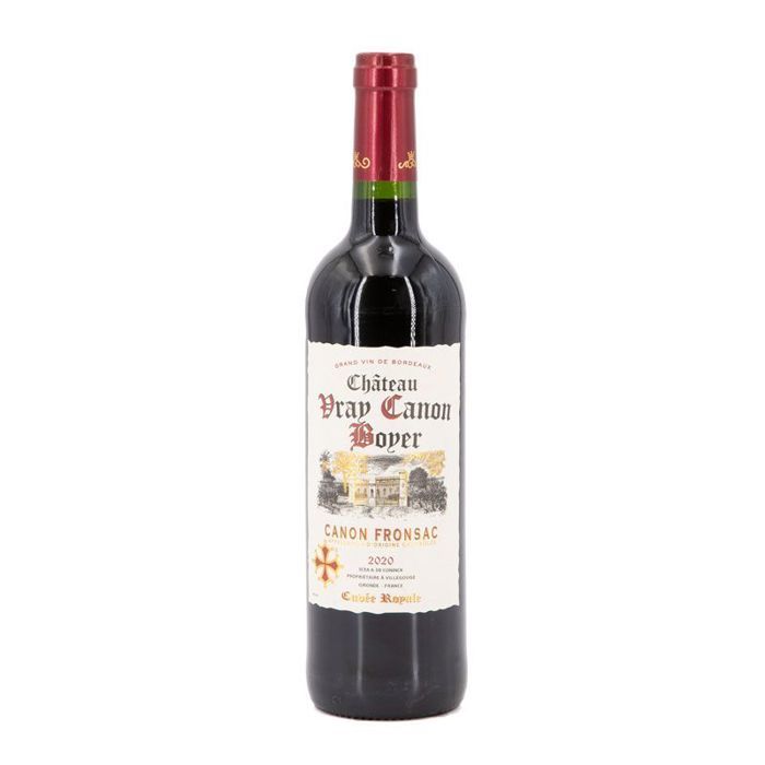 Aoc canon fronsac 2020 chateau vray canon boyer cuvée royale CHATEAU ...