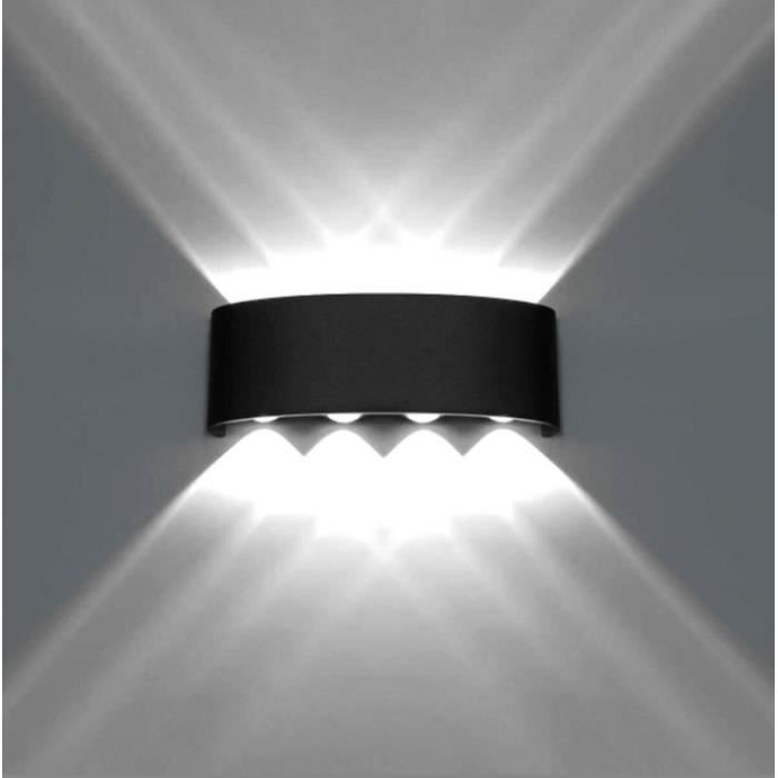 Fusion Applique Murale LED 8w Lampe Murale Intérieur Extérieur ...