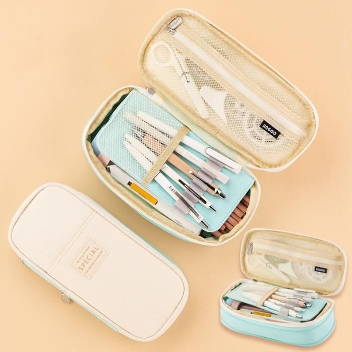 Trousse scolaire,Angoo [c block] – Porte crayon,trousse de poche ...