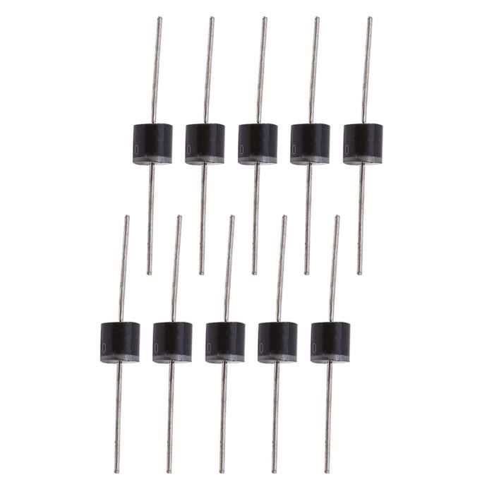 Duokon diode de redressement Akozon Diodes 50pcs 10A10 1000V 10A High ...