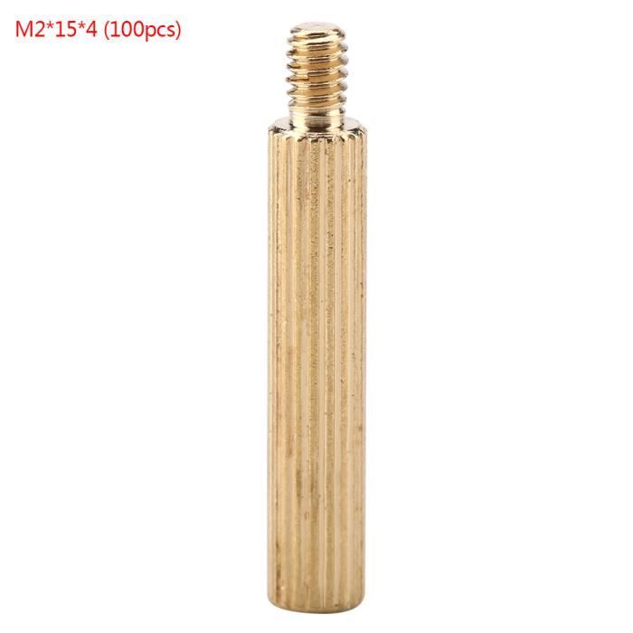 Entretoise en laiton EJ.LIFE M2 simple tête mâle femelle - 100 pièces ...