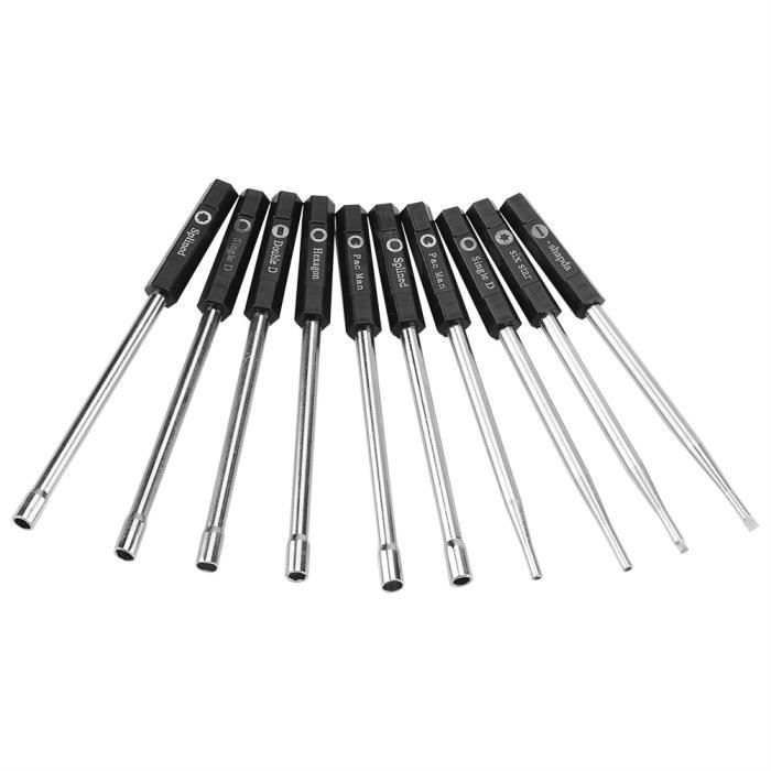 Set de 10 tournevis de réglage de carburateur - FDIT - Pacman Double D ...