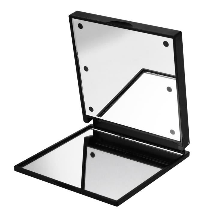 Mini Miroir Portable Cosmétique AVEC LUMIÈRE LED miroir de salle de ...
