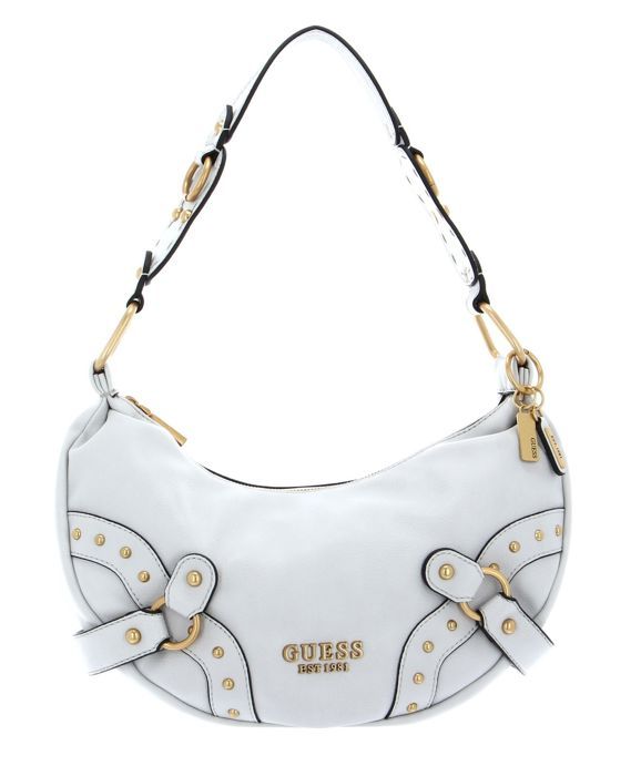 GUESS Sac à épaule crème pour femme - Natalya Hobo Stone 228636 crème ...