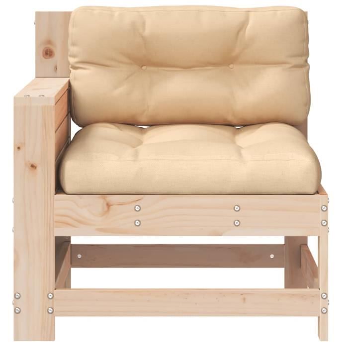 Canapé de jardin - KEEN SO - KA5433 - Bois massif de pin - 2 personnes ...