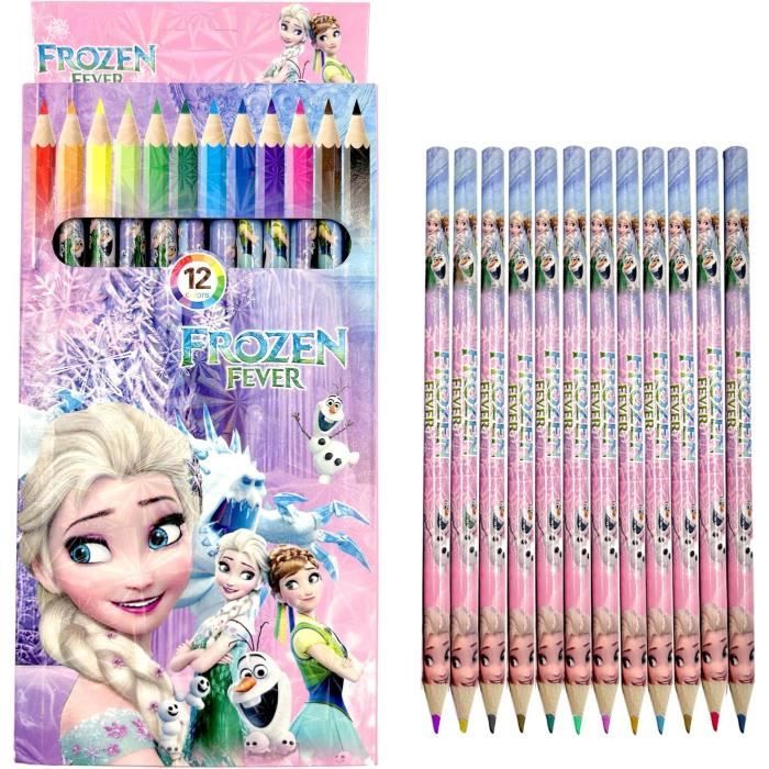 Frozen Crayon Couleur, Elsa Crayon De Couleurs Enfant, La Reine Des ...