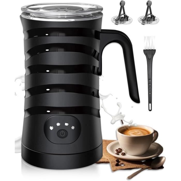 Maxesla Mousseur à Lait Électrique 4 en1, 300W 260ml Mousseurs à Lait ...