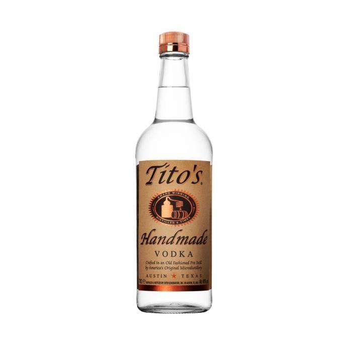Vodka Tito's - Vodka de céréales - Etats-Unis - 40%vol - Magnum 175cl ...