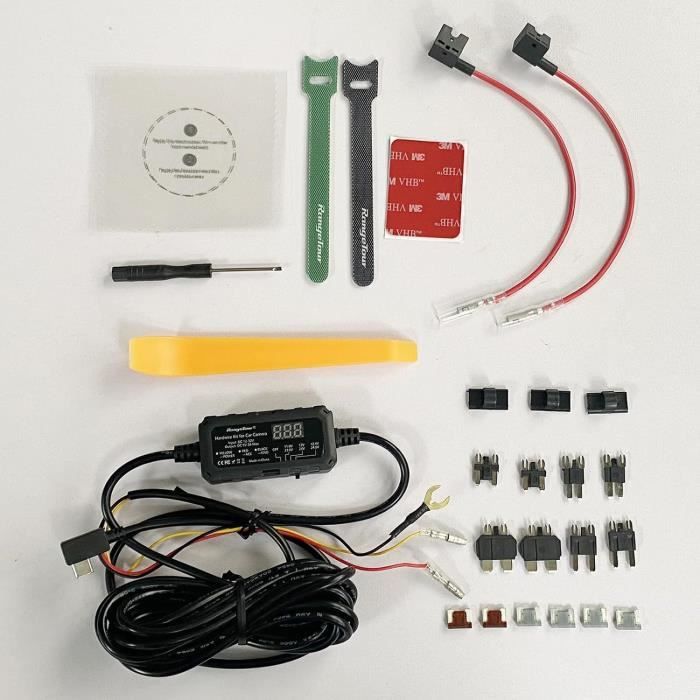 Kit De Câbles Usb-C Pour Caméra Embarquée Avec Écran Led, 12 V-32 V À 5 ...