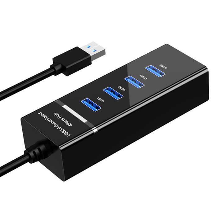Hub USB 3.0 Multiprise 4 Ports,adaptateur Hub Splitter Portable USB ...