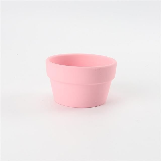 POT DE FLEUR,Rose-9x5.5cm--Mini Pot de fleurs en terre cuite coloré ...