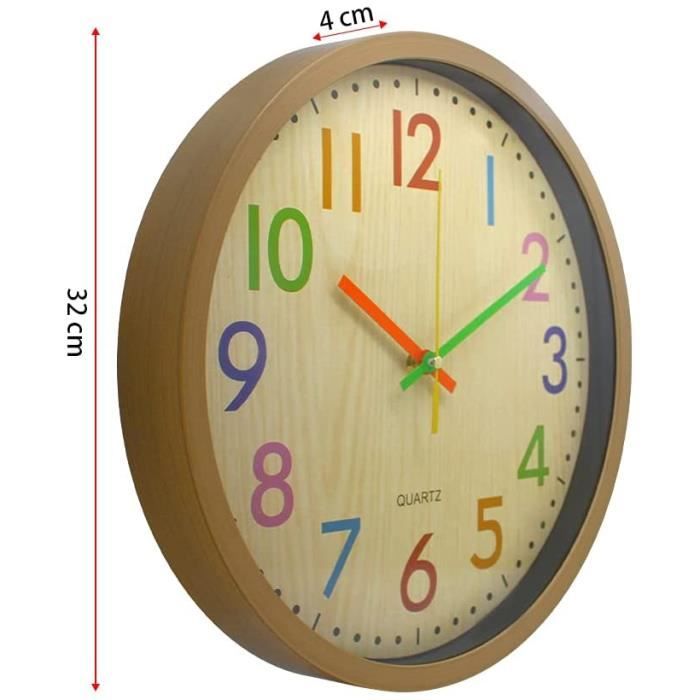 Pendule Murale - Limics24 - 12 Pouces Horloges Murales Silencieuse ...
