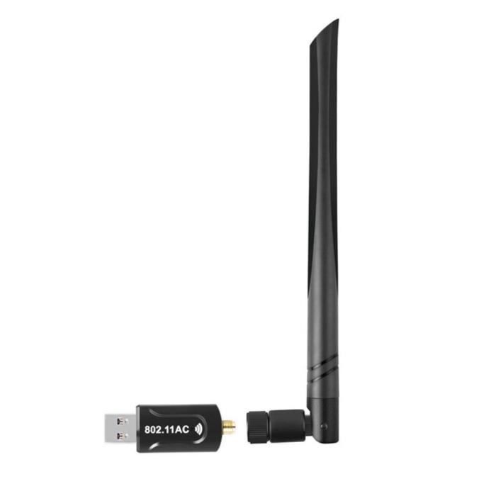 Carte Réseau WiFi AC1200M - ZJCHAO - USB 3.0 - Double Bande 2,4/5 GHz ...