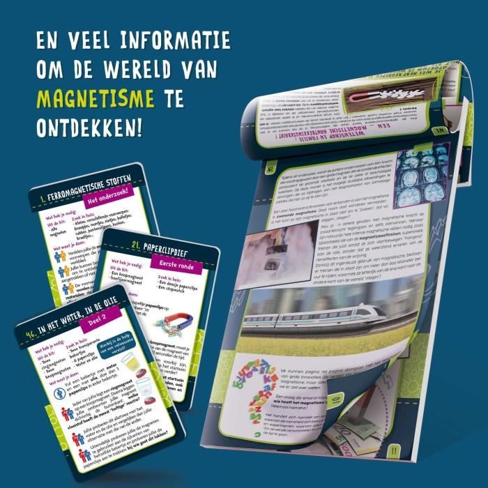 50 expériences de magnétisme - Kit Scientifique - I'M A GENIUS ...