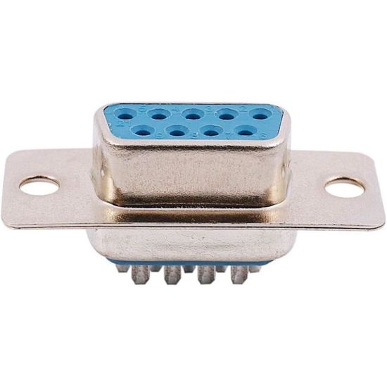 15 Pieces Db9 Rs232 Db9 Socket Connecteur Prise Vga Adaptateur 9 ...