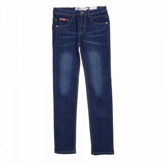 Jean bleu brut coton stretch Enfant LEE COOPER Bleu fonce - Cdiscount Prêt-à-Porter